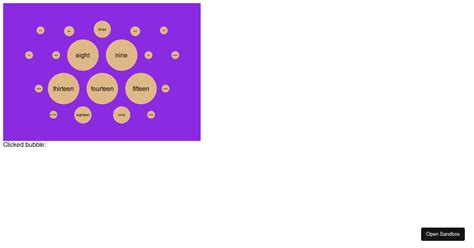 React Bubble Ui Examples CodeSandbox