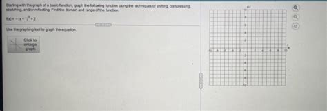 Solved Starting With The Graph Of A Basic Function Graph Chegg