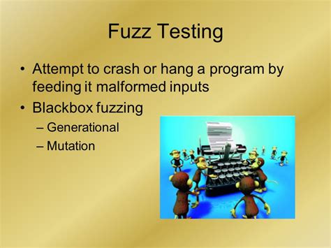fuzz testing fuzzing eng hector m lugo cordero ms cis 4361 jan 27