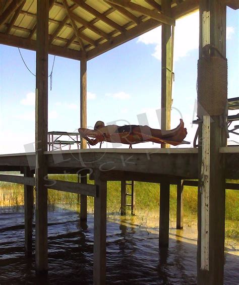 Man On Dock Floridastockpics