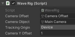 XR Rig Wave VR Documentation