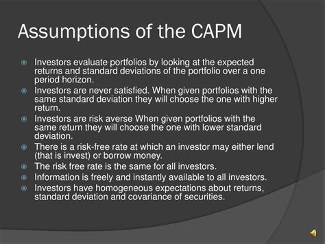 Ppt Capital Asset Pricing Model Powerpoint Presentation Free