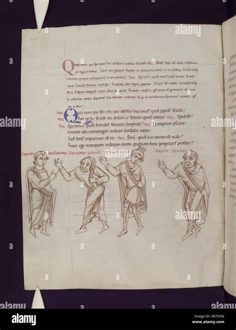 An Illuminated Manuscript Page From The Bodleian Libraries Featuring A