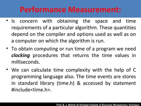Design And Analysis Of Algorithm By Dr B J Mohite Ppt Programming Languages Computing