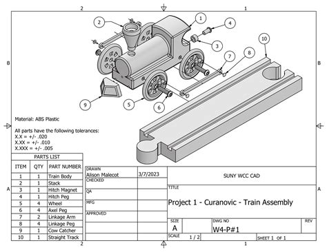 Inventor Train Assembly Behance