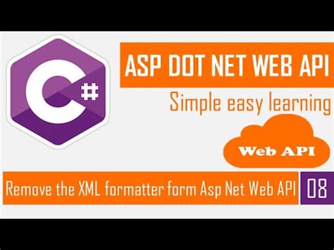 Remove The XML Formatter From ASP NET Web API
