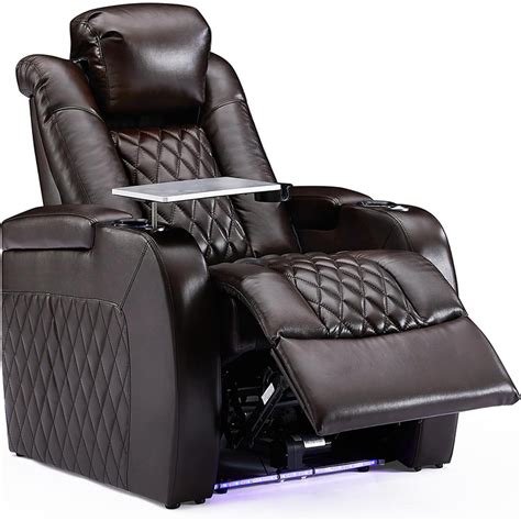 Black Leather Electric Recliner Chairs Couch Luxury Sofa Vip Cinema