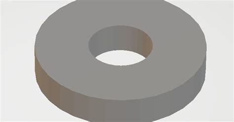 Openscad Simple Washer Or Spacer By Starwhooper Download Free Stl