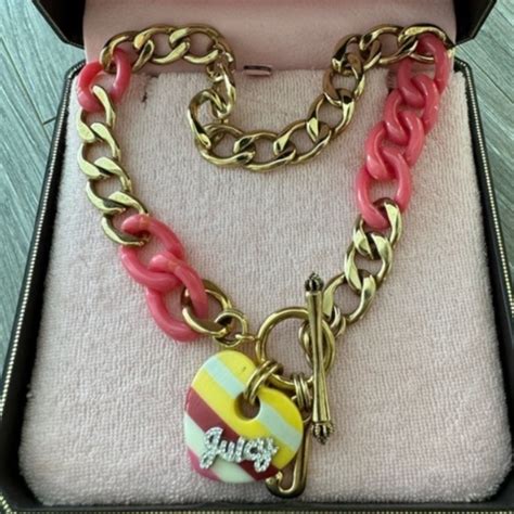 Juicy Couture Jewelry Y2k New Vintage Juicy Couture Banner Heart