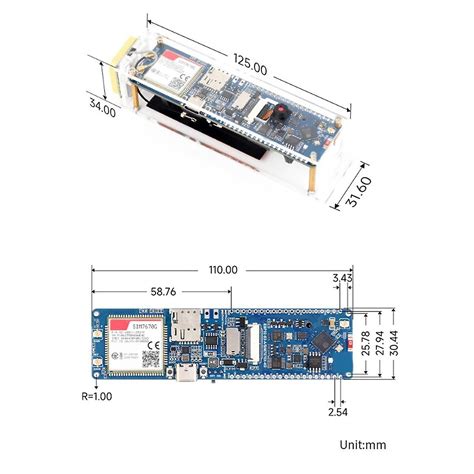 La Carte De Développement Esp32 S3 Sim7670g 4g Prend En Charge Le
