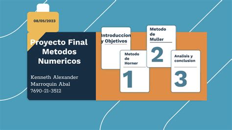 Proyecto Final Metodos Numericos By KENNETH MARROQUIN On Prezi
