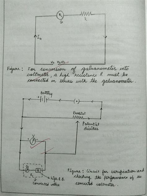 Conversion Of Galvanometer To Voltmeter Circuit Diagram Circuit Diagram