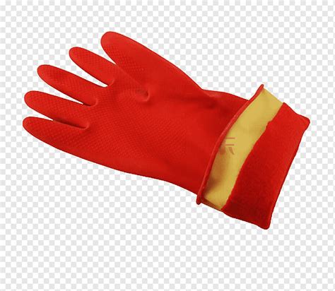 고무 장갑 빨간색 순수한 빨간색 장갑이라고 함 권투 글러브 손 고무 장갑 Png Pngwing
