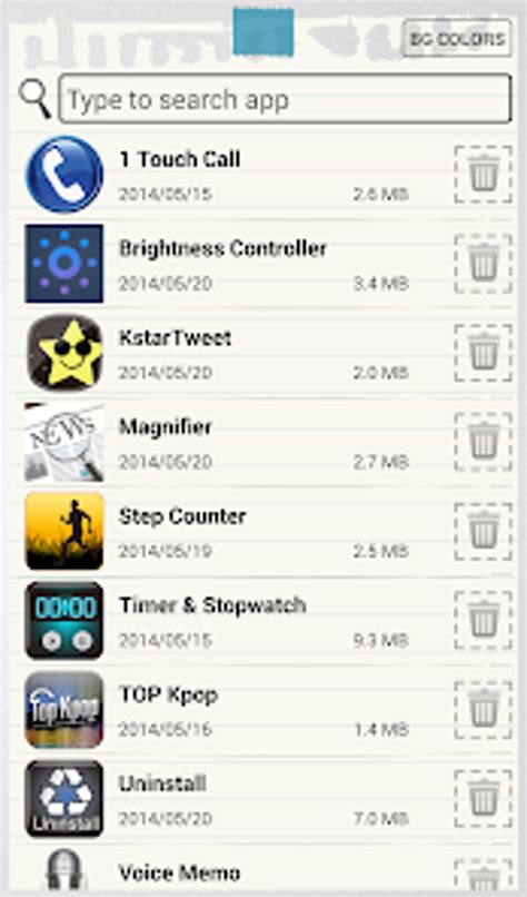Android için Uninstall App Delete İndir