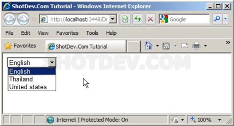 ASP NET Vb Net AccessDataSource And DropDownlist ShotDev