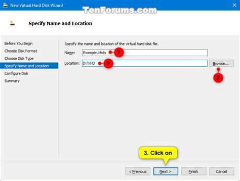 Create And Set Up New Vhd Or Vhdx File In Windows 10 Tutorials
