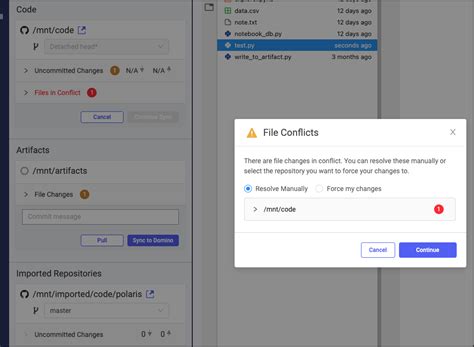 git repo based data science and analytics projects in domino data lab