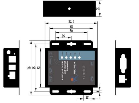Serial To WiFi And Ethernet Converter USR W610