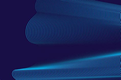 Premium Vector Abstract Blue Gradient Wave Background