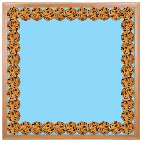 Chocolate Chip Cookie Border 153 Chocolate Chip Cookie Border Stock