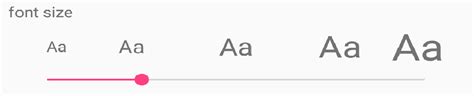 Android Add Labels Above Seekbars Steps With Different Font Size