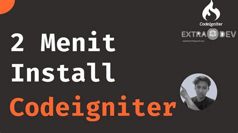 Install Codeigniter Dalam Menit Di Lokal XAMPP YouTube