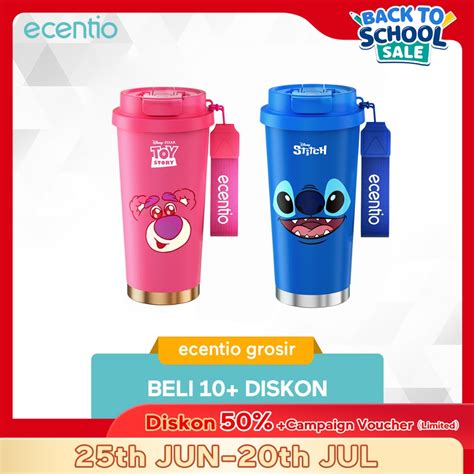 Jual [grosir] Ecentio Stitch Tumbler Minum Disney Lotso And Stitch