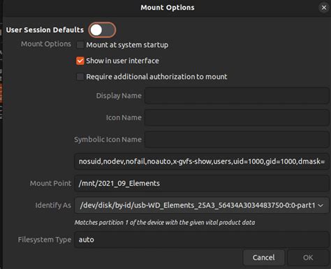After Updating To Ubuntu 22041 Lts One External Drive Wont Mount