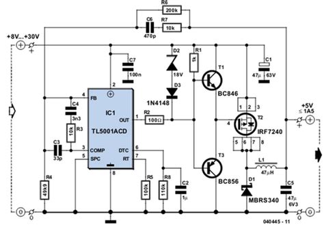 Low Cost Step Down Converter With Wide Input Voltage Range Electronic