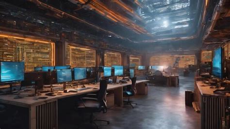 premium photo visionary programming and coding of future software