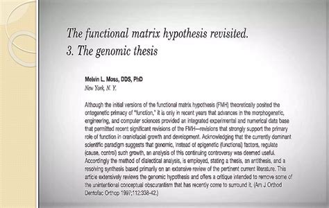 Functional Matrix Revisited PPTX Functional Matrix Revisited PPTX