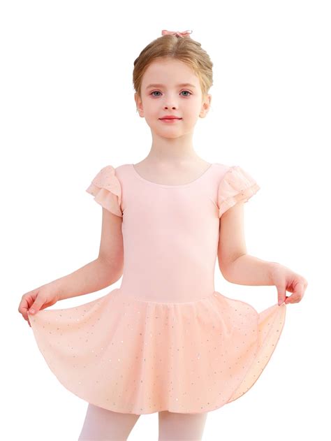Ballet Leotards For Girls Ruffle Sleeve Ballet Dance