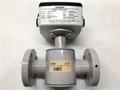 Siemens Sitrans Fm Mag 5100 W Electromagnetic Flow Sensor 7me65202dj132aa2