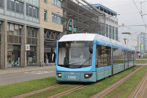 Хемниц, Bombardier 6NGT-LDE № 610 — Фото — Городской электротранспорт