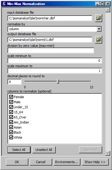 Figure A 11 The Min Max Normalization Dialog Box Download Scientific Diagram