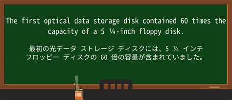 【英単語】optical Storageを徹底解説！意味、使い方、例文、読み方 おもしろい英文法