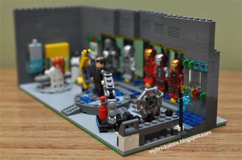 My Brick Store: Lego Iron Man Laboratory, Lego Suit-up Gantry