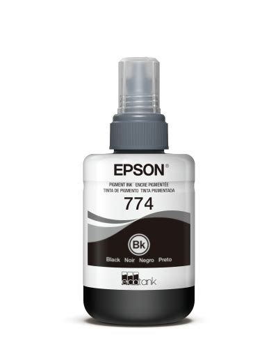 Botella De Tinta Original Epson T7741 140 Ml Negro Ctman