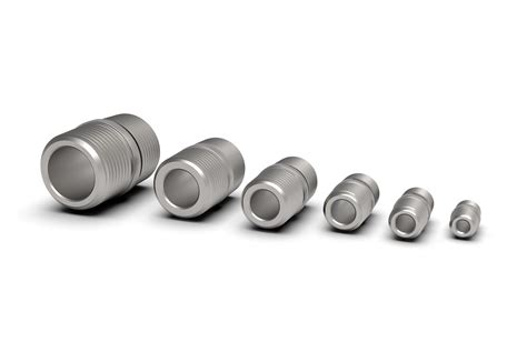 Pipe Close Nipples Npt Male Threaded Collection 3d Model Cgtrader