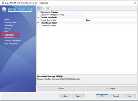 Export Solidworks Pdm Boms To Xlsx With Thumbnails Pdm2excel Blue
