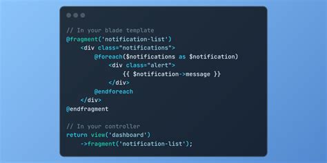 Dynamic Page Updates With Laravel Blade Fragments DevStackTips