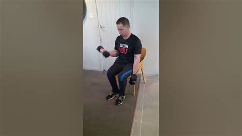 Seated Db Bicep Curl Youtube
