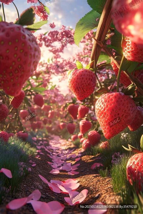 Ai创作图光影草莓 草莓场景图 诱人水果草莓 草莓唯美 唯美红果实 唯美草莓图 高清果实画面 草莓墙纸壁纸 古风草莓 高清草莓园 花香甜草莓 高清唯美水果园艺 粉嫩草莓 好看的草莓 Tif水果