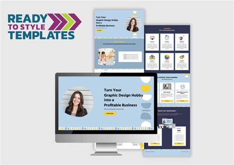 Course Command Short Form Sales Page Kajabi Templates