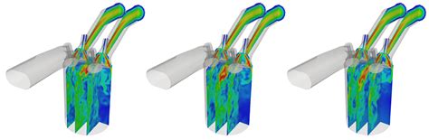 direct numerical simulation of the flow in an internal combustion