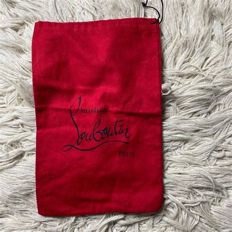 Christian Louboutin Paris Dust Bag Red 9 X 14 Very Depop