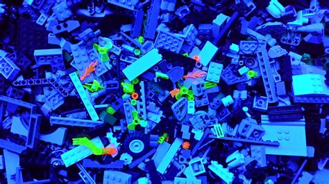 Trans Neon Bricks Are Easy To Find In The Blue Glow Of A Tv Set Rlego