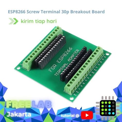 Jual Esp8266 Screw Terminal 30 Pin Base Expansion Breakout Board 30p Shopee Indonesia