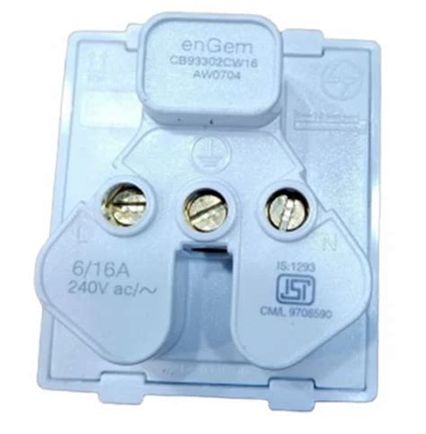 6 Amp Abs White Electric Three Pin Socket At Rs 100 Piece In New Delhi Id 2852418916991
