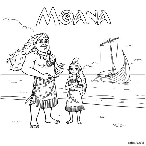Vaiana 2 Ausmalbilder